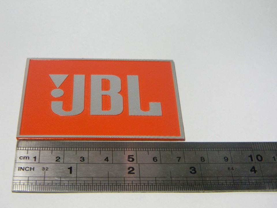Replacement JBL Speaker Badge Emblem Logo 72mm Aftermarket Mint ...