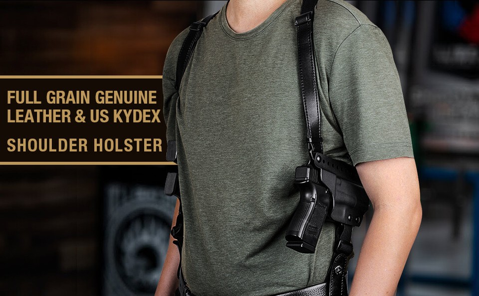 Shoulder Holster,For Glock 17 Gen3-5/G19 Gen3-5/G22 Gen5/G26 Gen3-5 ...