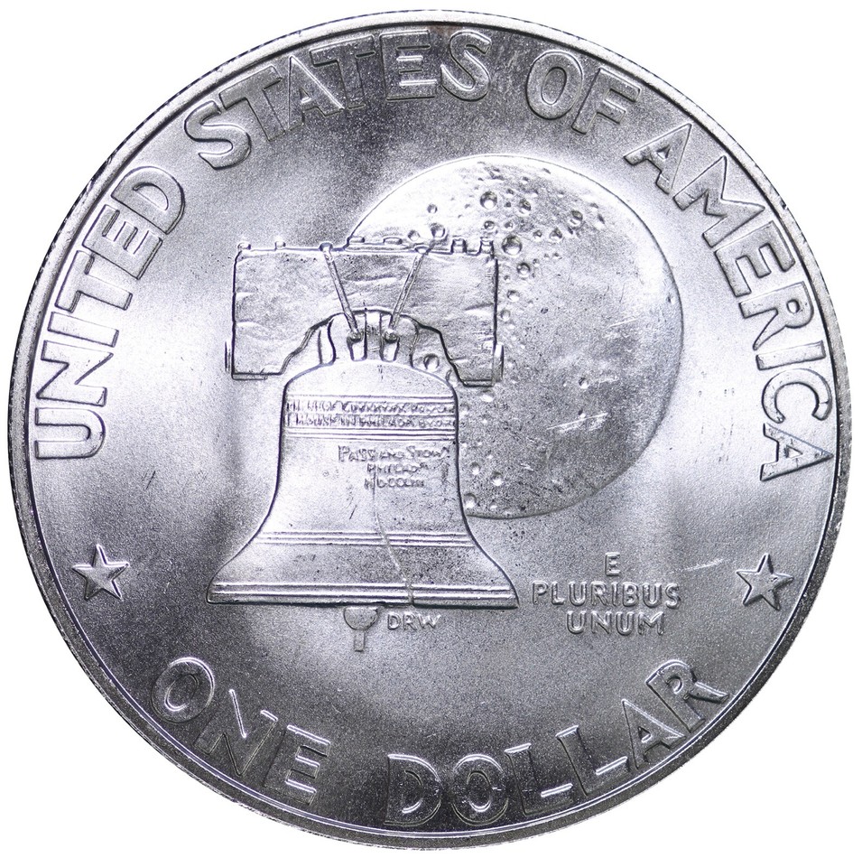 GEM BU 1976-S Eisenhower Dollar BU 40% SILVER Bicentennial US Coin IKE ...