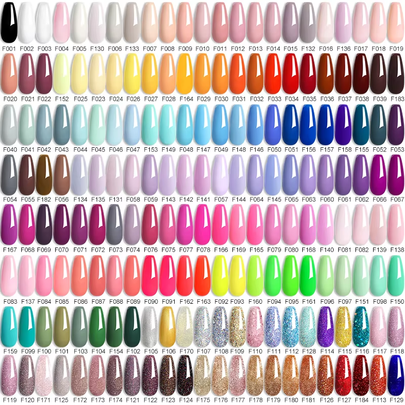 119 Colors 7ml Gel Nail Polish – Soak Off LED UV Semi-Permanent Nail ...