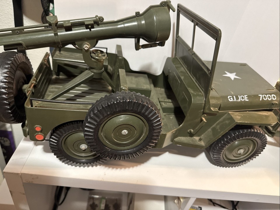 Vintage 1965 GI Joe Hasbro 7000 Jeep Combat Set With Trailer ...