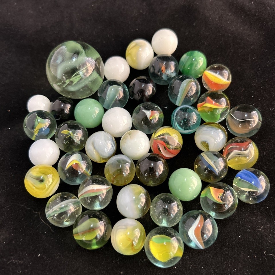 Lot of Mixed Marbles Vintage and not so vintage | eBay