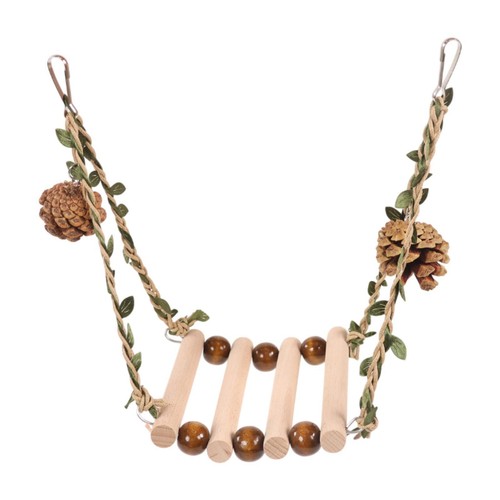 Bird Ladder Bridge Toy Bird Cage Accessories for Canary Parakeet ...