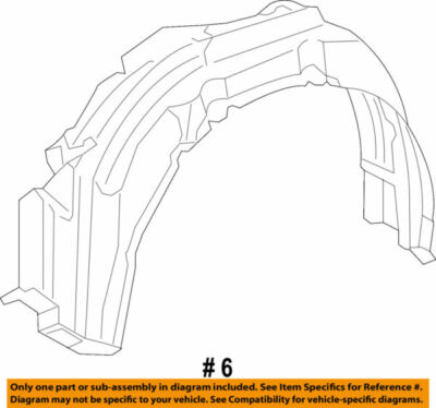 53805-08010 Toyota Liner, front fender, rh 5380508010, New Genuine OEM ...