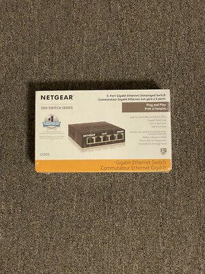 NETGEAR GS305 5-Port Gigabit Ethernet Unmanaged Switch | eBay