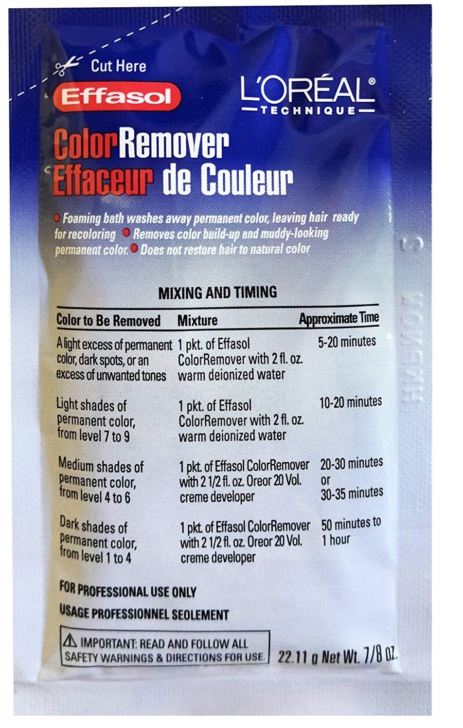 L'Oreal Effasol Color Remover | eBay