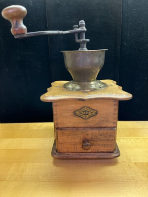 Vintage HAHA German Coffee Grinder Geschmiedetes Mahlwerk with Drawer ...