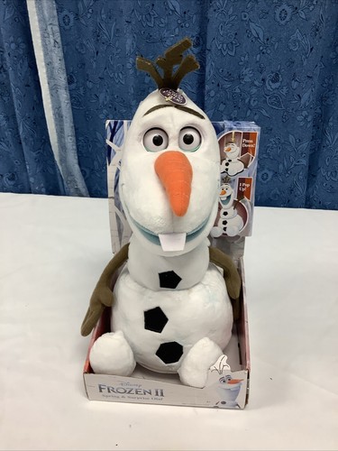 Disney Frozen OLAF Spring & Surprise Pop Up Talking Plush Toy TESTED | eBay