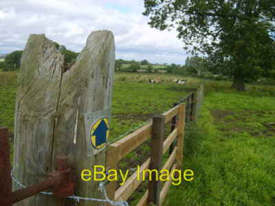 Photo 6x4 Footpath in Bishop Thornton A cross field path behind the ...