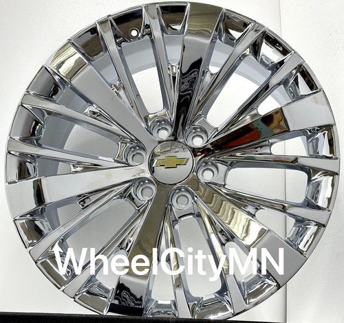 22" chrome OE 84799388 replica SF1 wheels fits 2021 Chevy Tahoe ...
