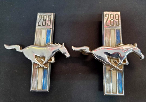 Two Vintage Ford Mustang 289 Emblems. All Original. 1960s. | eBay