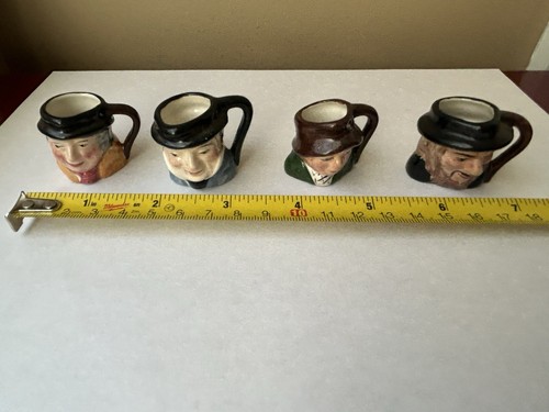 Artone England 4 Small Toby Mug Jug Tony Weller, CptCuttle, Artful ...