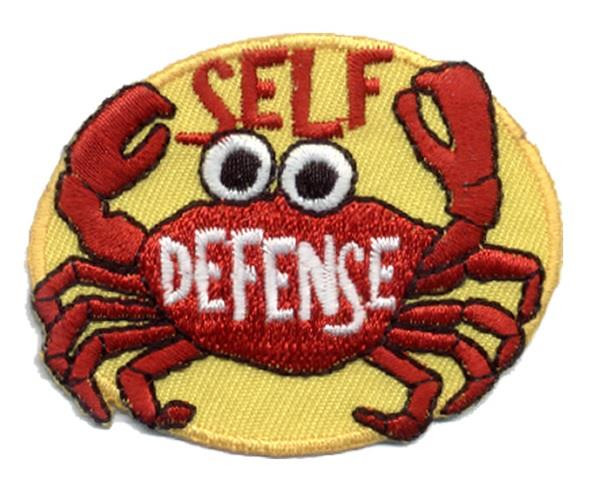 Girl Boy SELF DEFENSE Crab Fun Class Patches Crests Badges SCOUT GUIDE ...