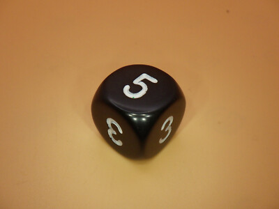 Black White D6 Averaging -2-3-3-4-4-5- 16mm Die Tabletop Gaming RPG ...