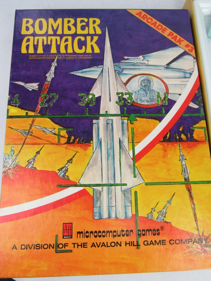 Bomber Attack Atari 400 800 Apple II Cassette RARE & COMPLETE | eBay