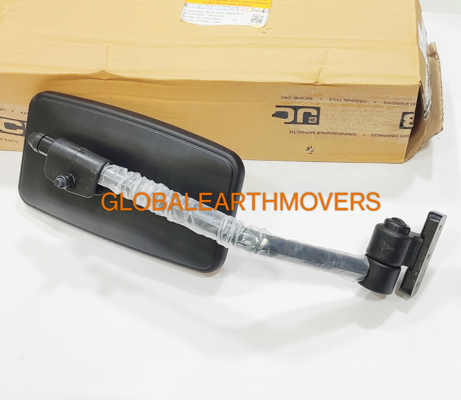 JCB PARTS - GENUINE JCB REAR VIEW MIRROR (PART NUMBER 336/Y2224) for ...