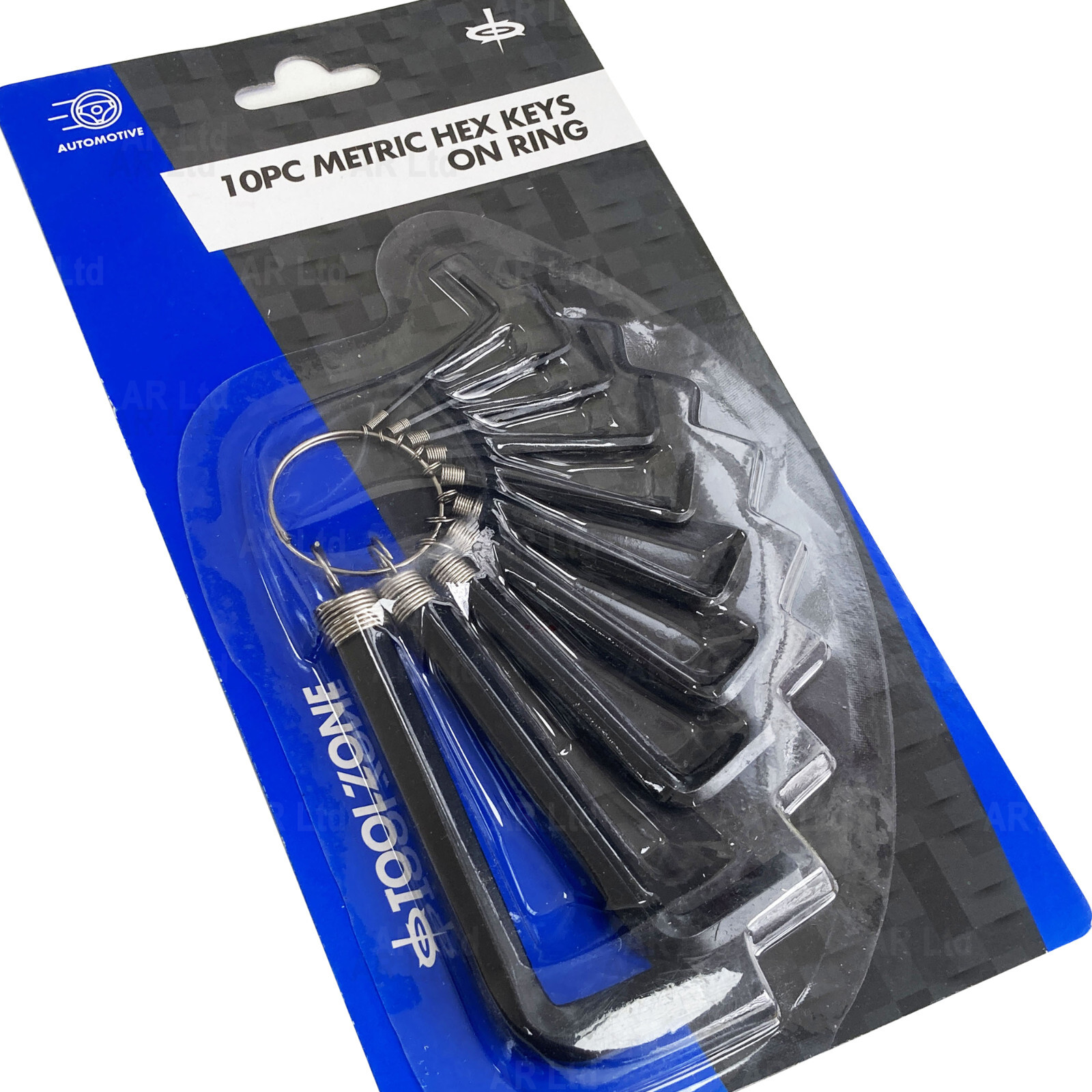 Allen Key Set 10 metric HEX keys 1.5-10mm. Alan Allan Alen HEX H Keys ...