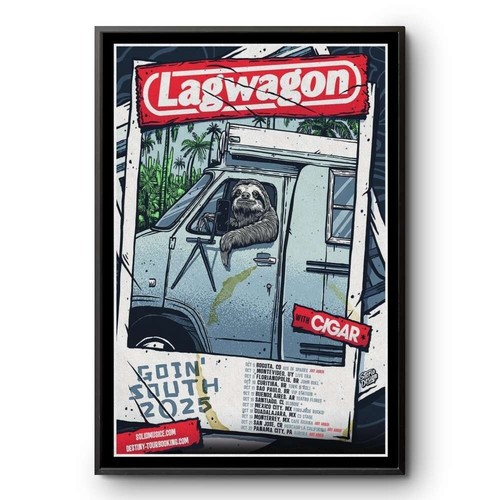 Lagwagon Goin’ South Tour 2025 Poster | eBay