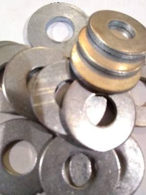 (QTY20) Steel Flat Washers M7 (7.8 x 18mm) 45/64" OD thick 1.4mm | eBay