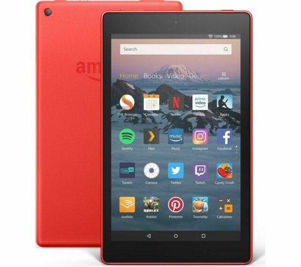 Amazon Fire HD 8 (8th Generation) 32 GB, Wi-Fi, 8 in - Punch Red (with ...