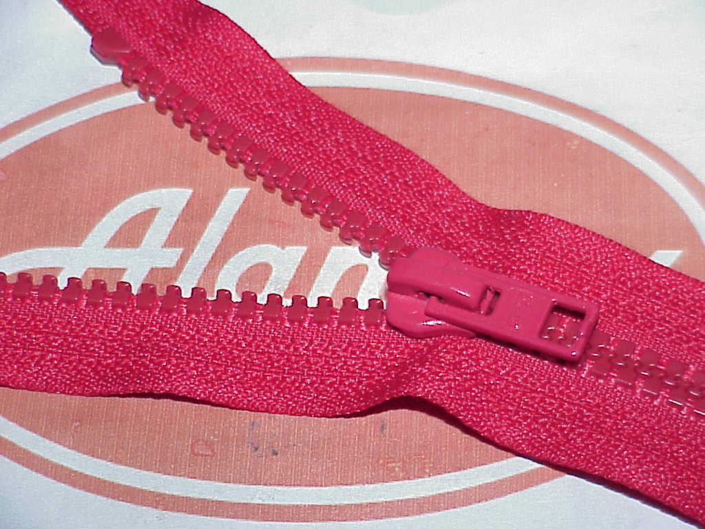 GENUINE COATS OPTI ZIP SLIDER FOR OPTI No5 MOULDED ZIPPERS RED..NO ZIP ...