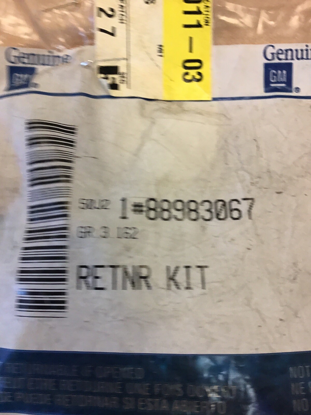 Sets of GM 88983067 Fuel Line Retainer Kits for sale online | eBay