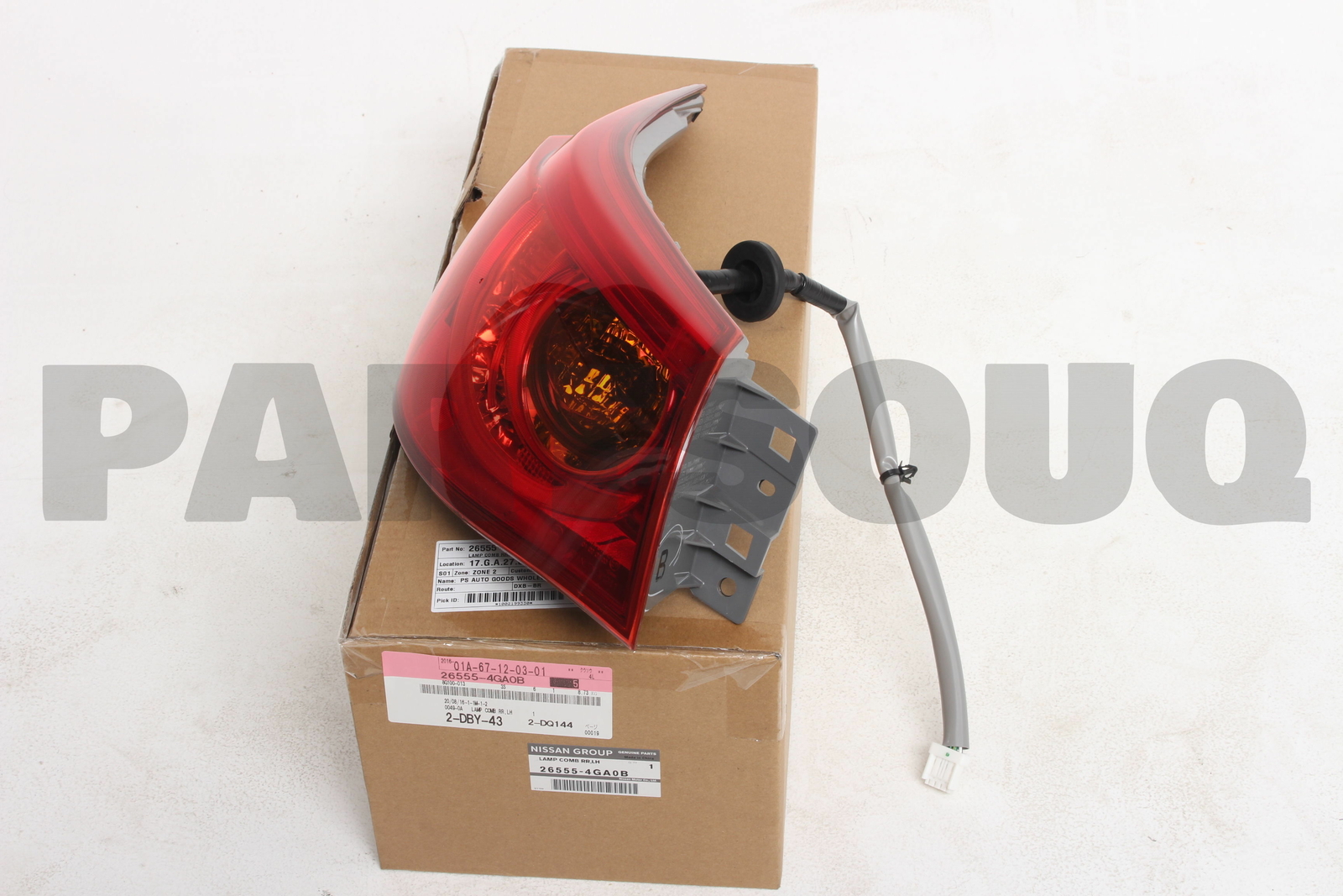 265554GA0B Genuine Nissan LAMP COMB RR,LH 26555-4GA0B | eBay