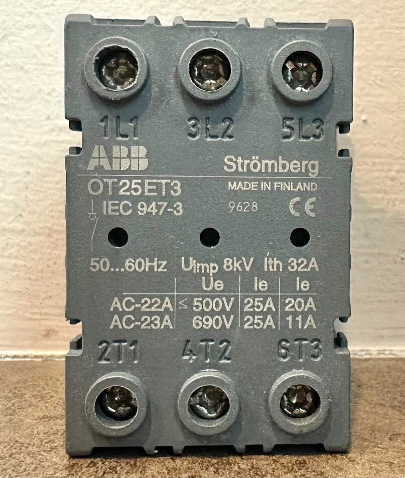 ABB OT25ET3/ IEC 947-3 | eBay