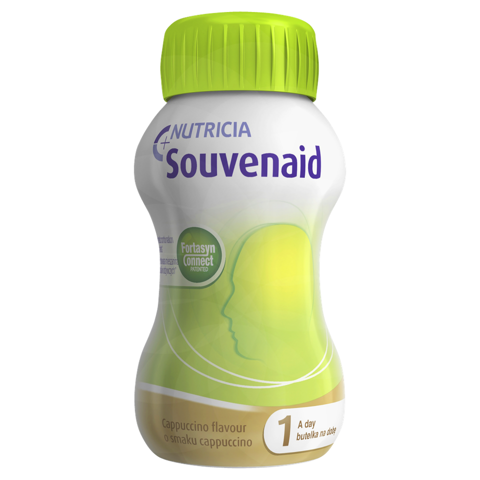 Nutricia Souvenaid Memory Drink 4 x 125mL - Cappuccino Flavour Memory ...