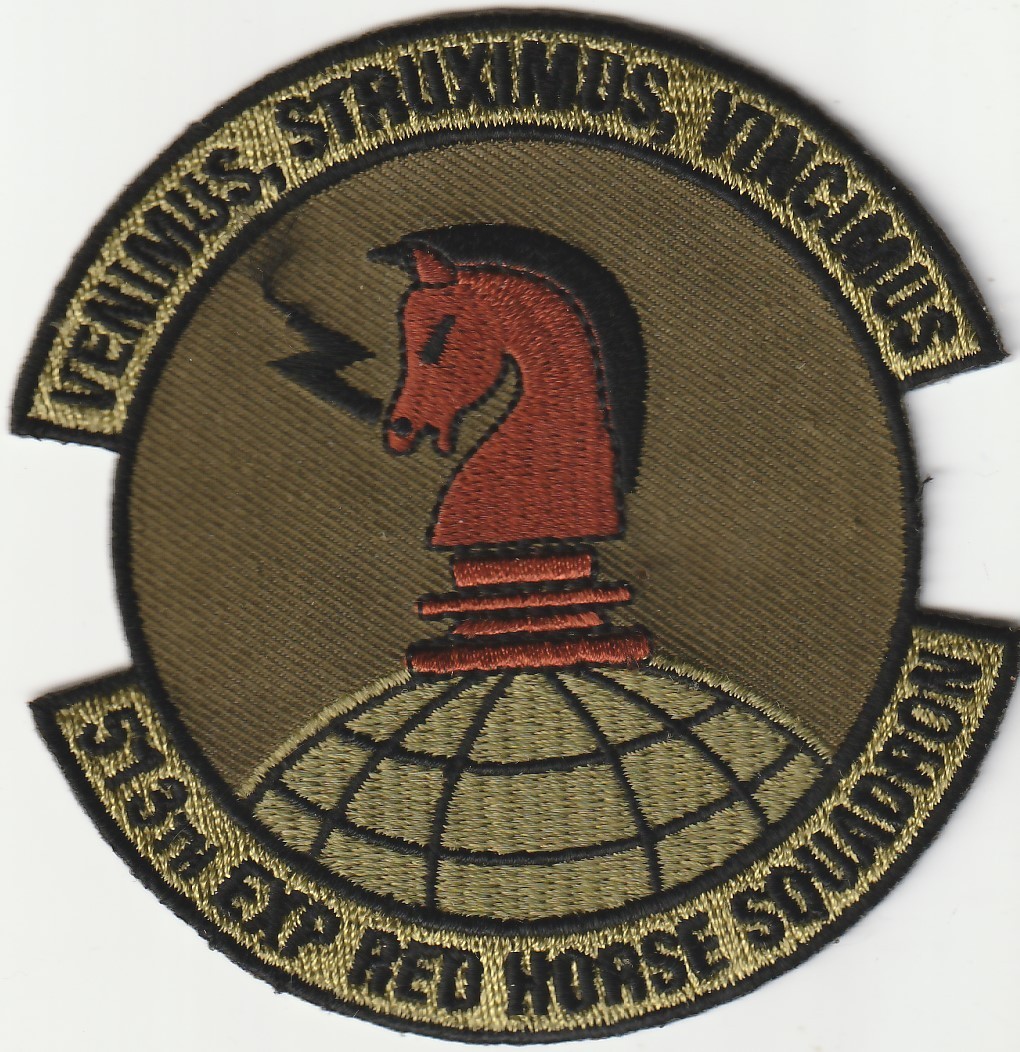 USAF Air Force 513th Expeditionary Red Horse Squadron Nellis AFB Nevada ...