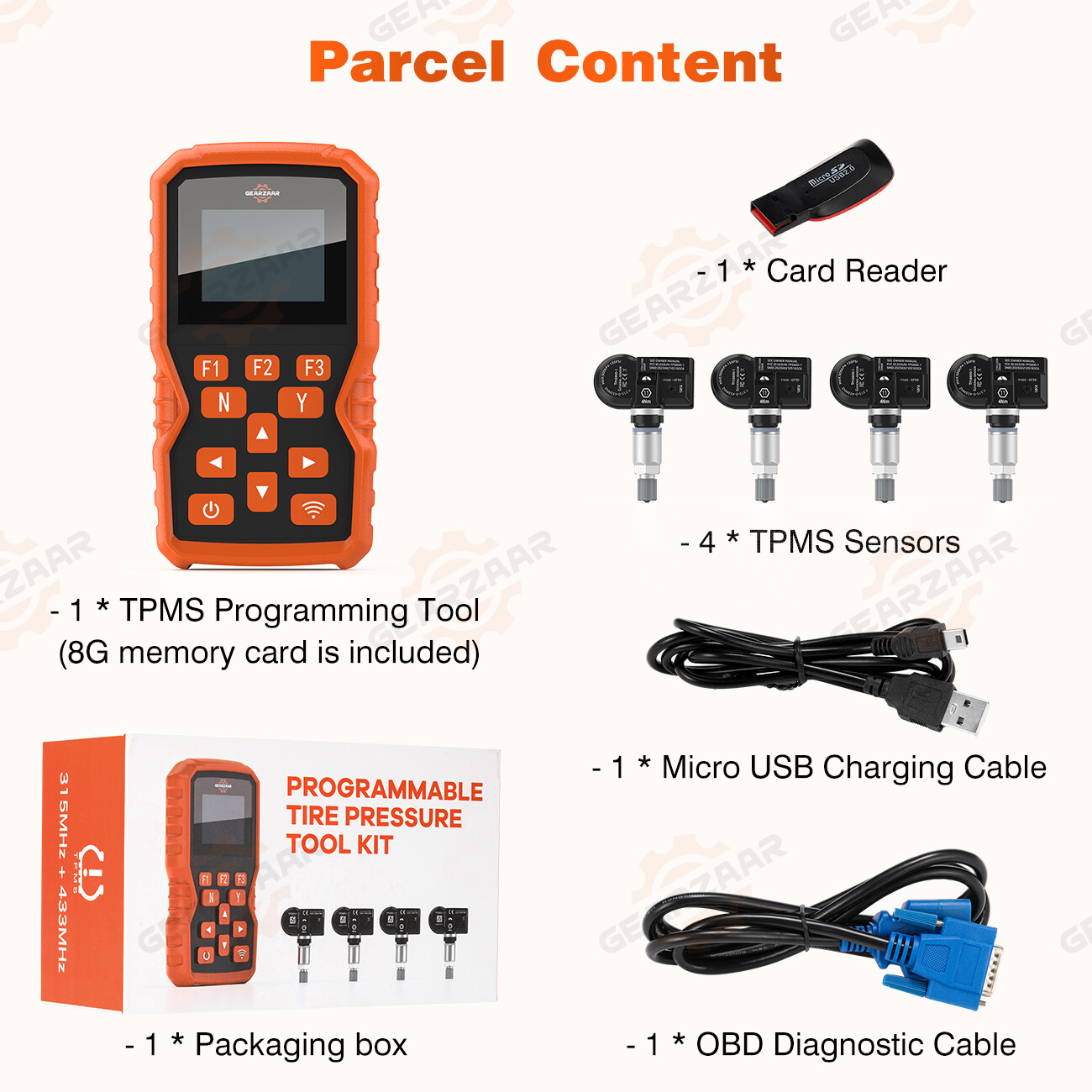 TPMS Relearn Tool Programming Programmer Diagnostic Tool+4 TPMS For 99% Vehicles | eBay