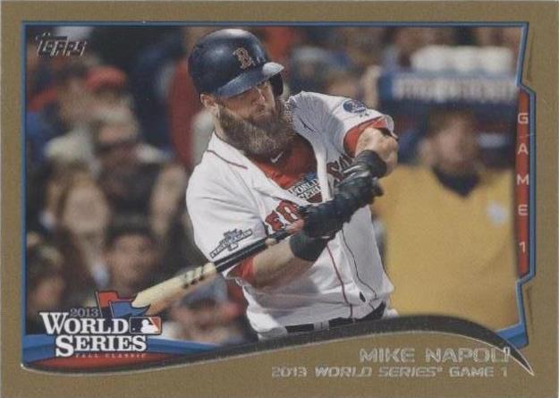 2014 Topps Mini - World Series Highlights Mike Napoli #22 Gold /63 for ...