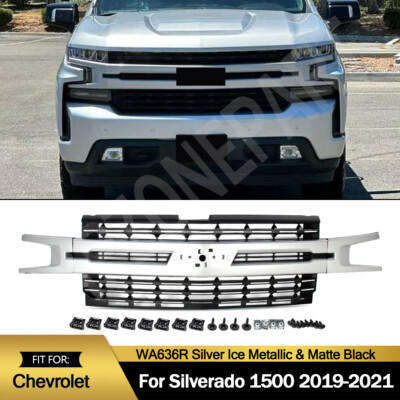 2019-2021 Chevy Silverado 1500 LT RST Front Bumper Grille Grill ...