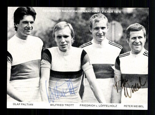 Wilfried Trott - Peter Weibel Original Signiert Radfahren + A 229614 ...