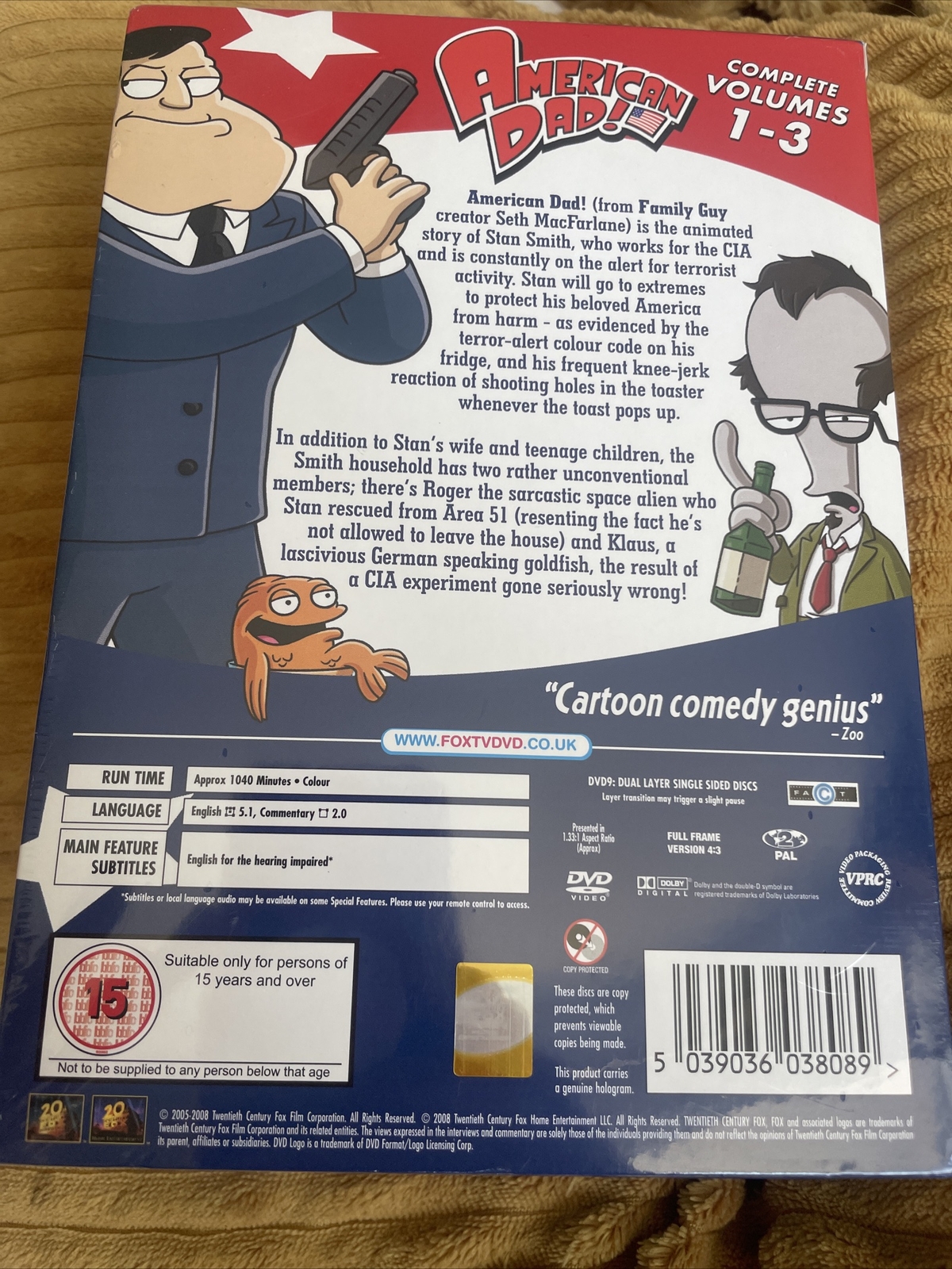 American Dad! - Series 1-3 - Complete (Box Set) (DVD, 2008) for sale ...
