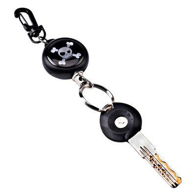Retractable Key Fob EDC Retractable Key Fob With 60cm Steel Wire Rope ...