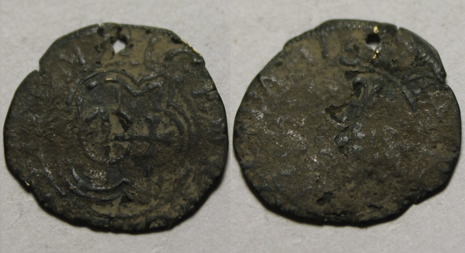 Charles II 1660 England Rare original Europe copper pendant Coin rose ...