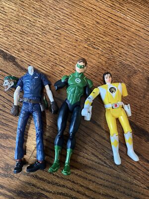 Lot of DC Power Rangers Broken/Damaged* Action Figures Toys Joker Green ...