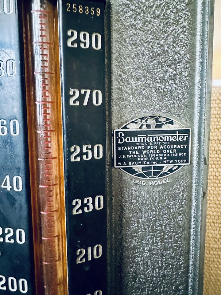 Vintage 1935-1945 Baumanometer Sphygmomanometer 300 Model Blood ...