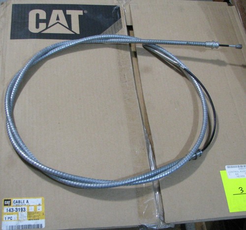 New OEM CAT Caterpillar Push Pull Control Cable Assembly Dozer Forklift ...