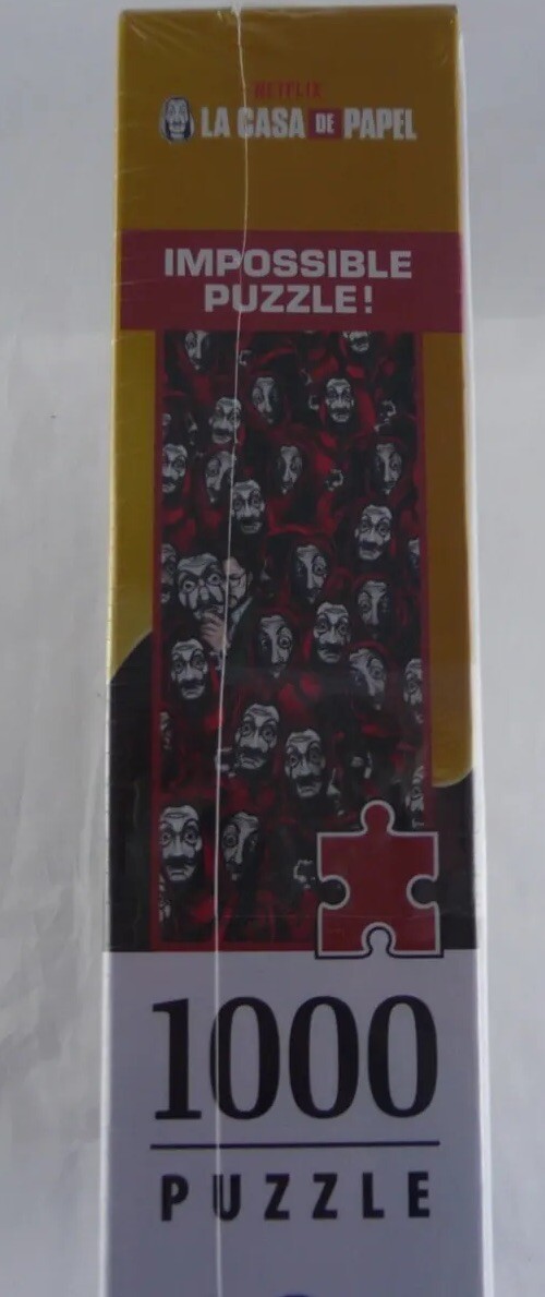 La Casa De Papel Jigsaw Impossible Puzzle Clementoni Dali Masks 1000 ...