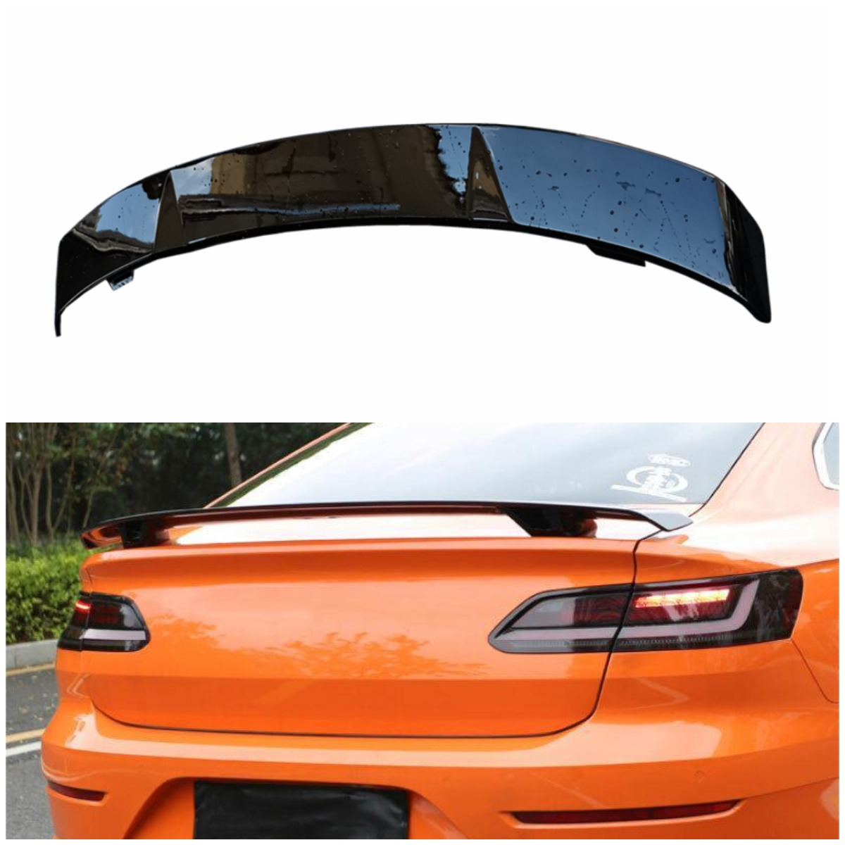 ABS Rear Trunk Glossy Black Wing Spoiler For 2019-2024 Volkswagen VW ...