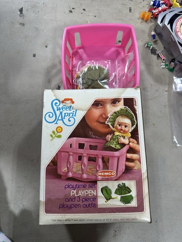 Vtg Remco Sweet April Playtime Set - Playpen And 3 Piece Outfit New ...