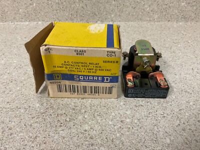 Square D 48504 AC Control Relay NEW | eBay