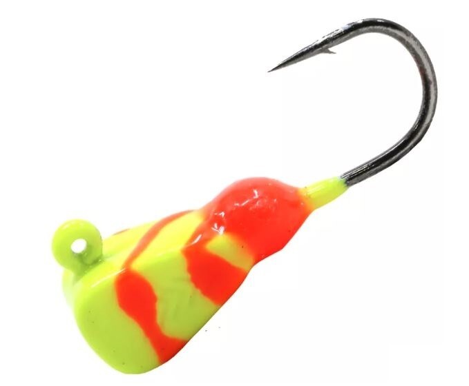 Clam Dave Genz Drop Kick 1/32 oz - Chart Orange Swirl - Tungsten Ice ...