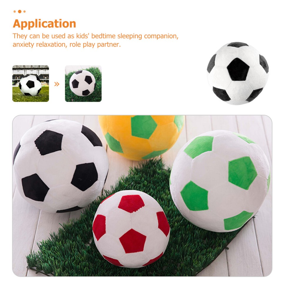 Plush Soccer Ball for Kids Stuffed Animals Football Toy Baby | eBay