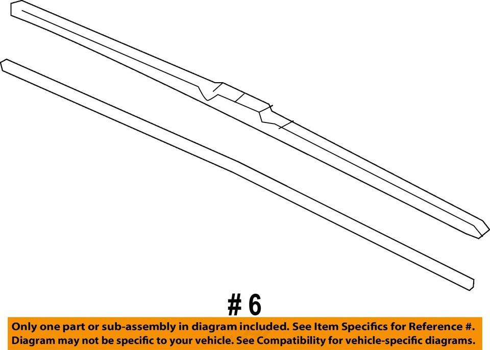 MITSUBISHI OEM 95-24 Eclipse Cross Wiper Washer Components-Wiper Blade ...