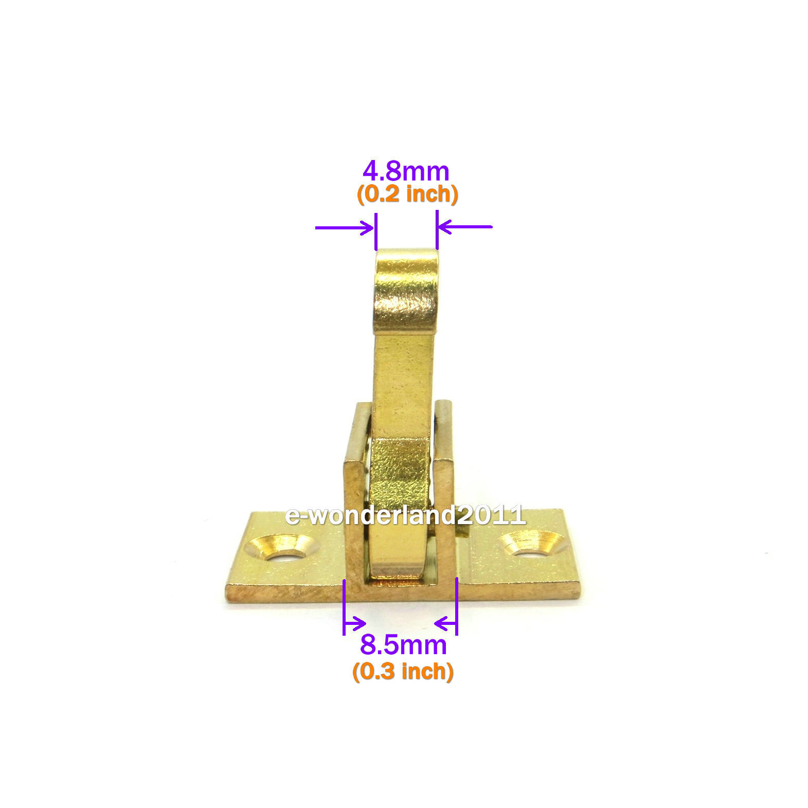 5 Extra Heavy Duty Elbow Latch Cabinet Door / Window Catch - Brass ...