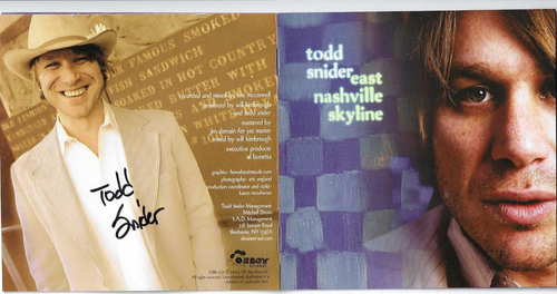 Todd Snider "East Nashville Skyline" Autographed CD 2004 94012003128 | eBay
