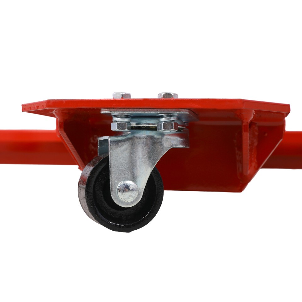 81.5" Extra Long Steel Motorcycle Dolly 1250 lbs Capacity w/6 Swivel ...